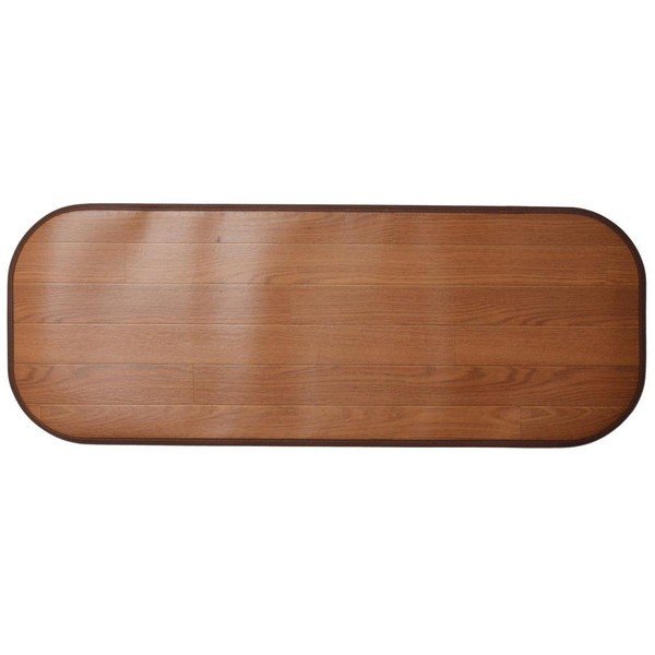 abt-7325 キッチンマット キッチン マット 120 拭ける ビニール ロング 幅広 滑り止め ずれない 木目 クッション 45×12 ...